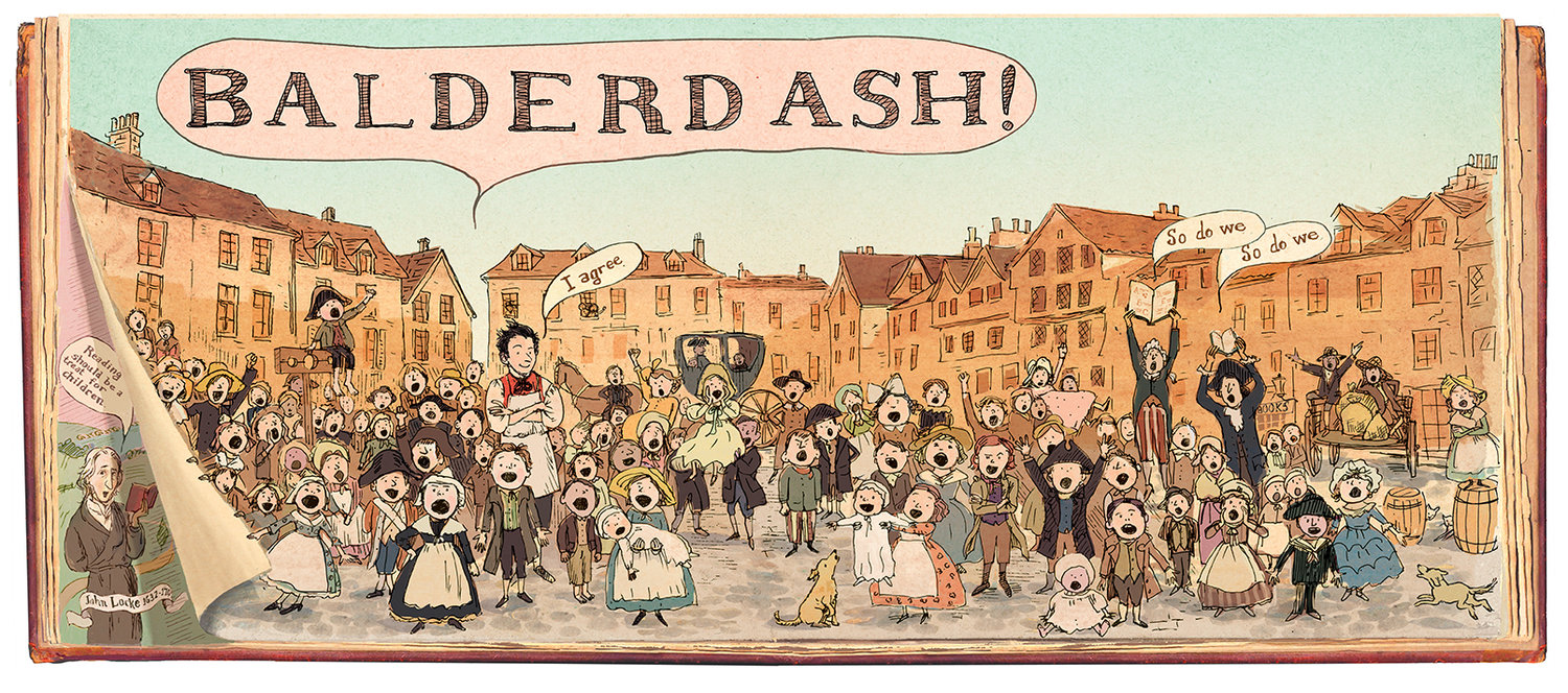 BALDERDASH! by Michelle Markel, Illustrated by Nancy Carpenter