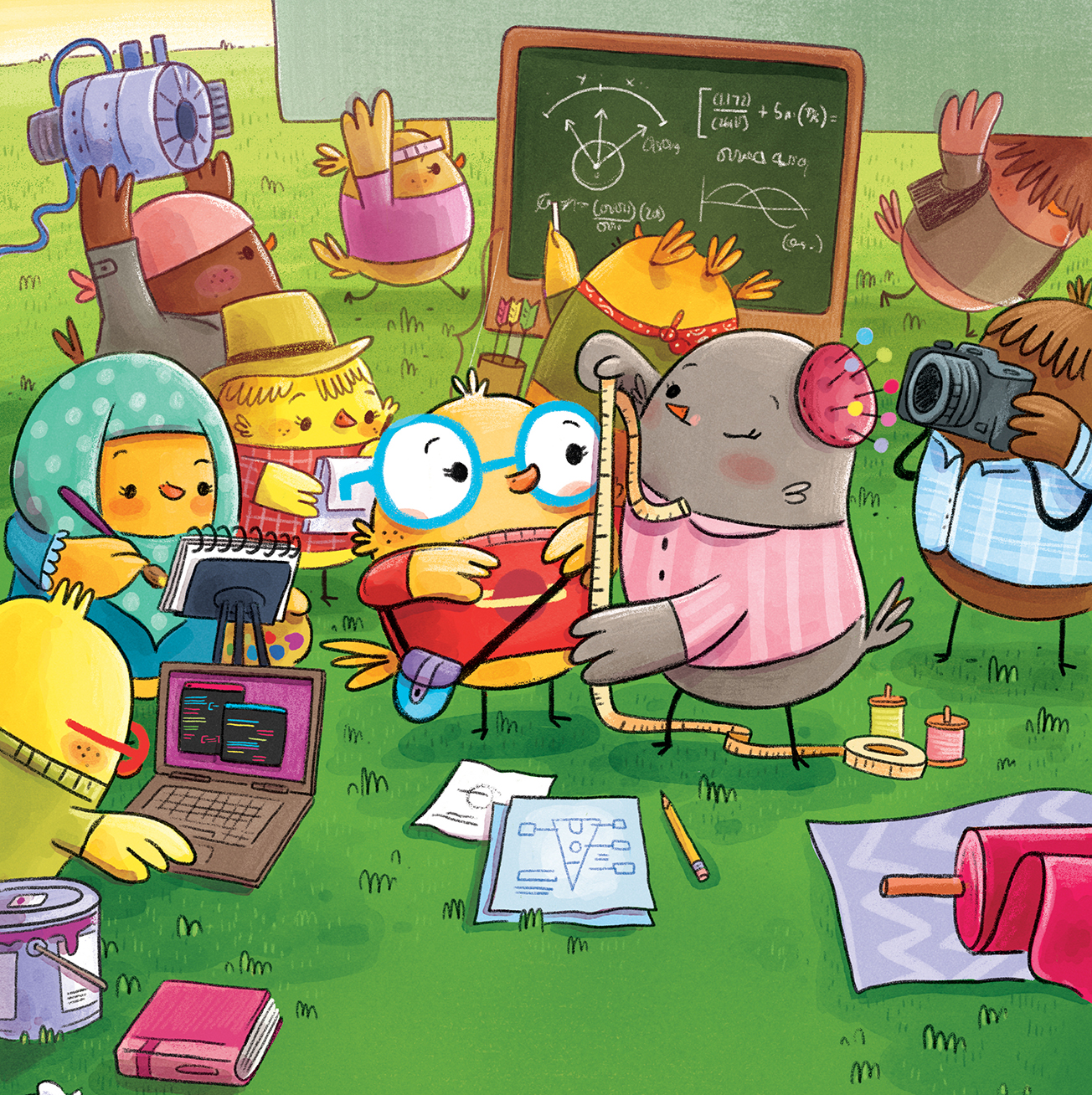 CHICKS RULE & illustrator interview with Renée Kurilla